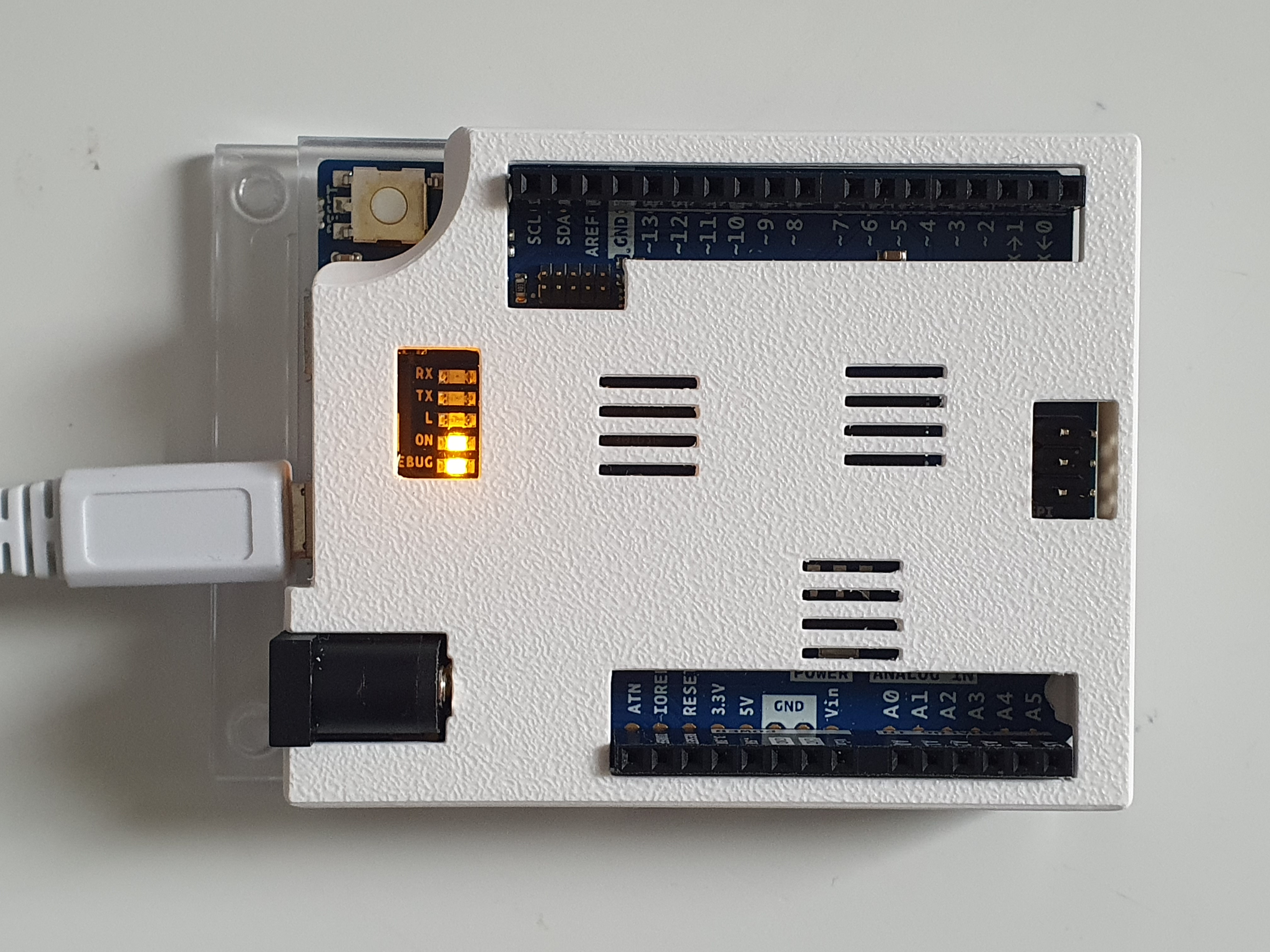 Compact top cover for Arduino Zero case by dsan | Download free STL ...