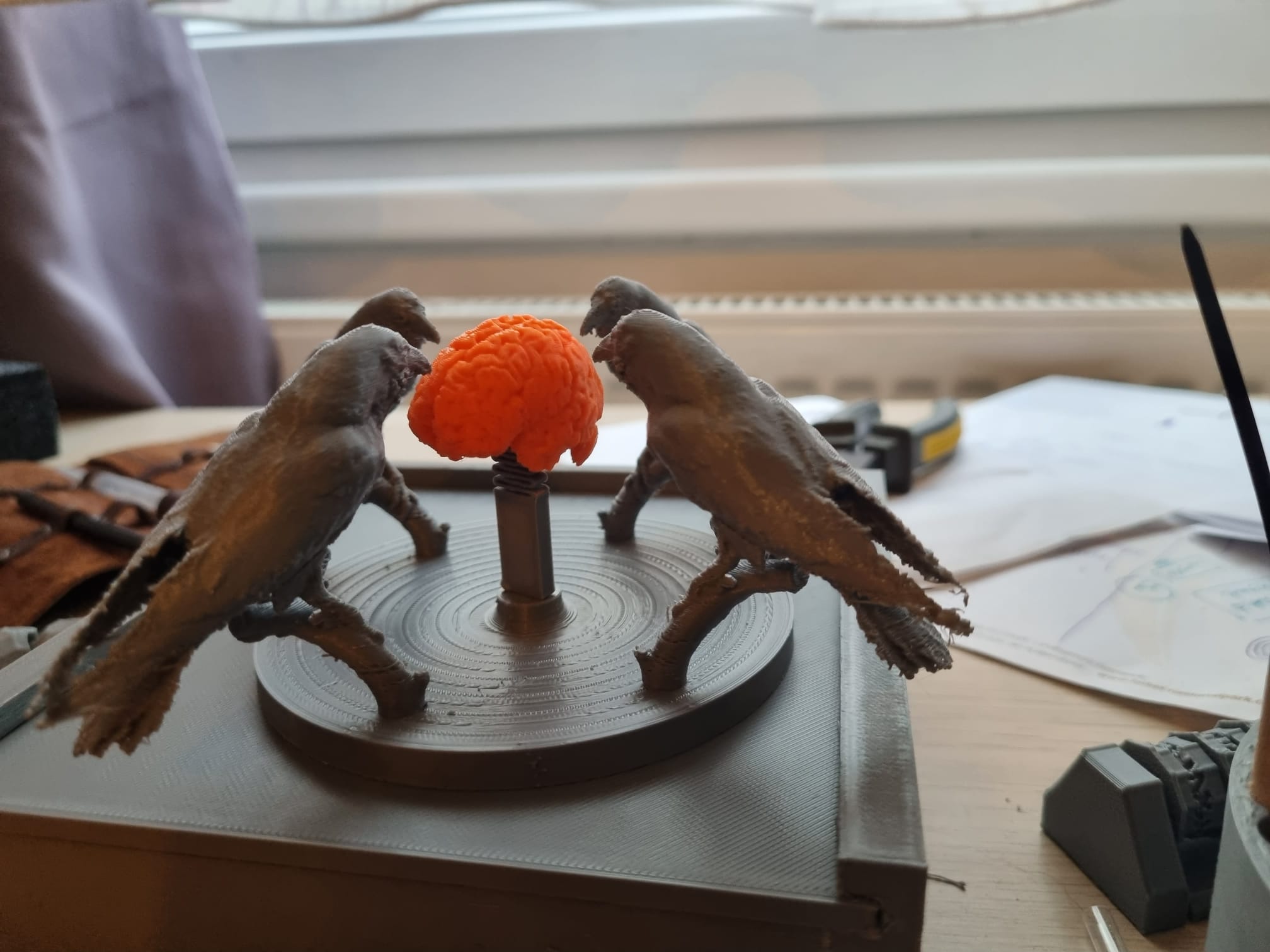 Ravens bobbling brain by Dario Staric | Download free STL model ...