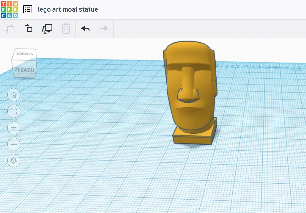 lego art moai statue by Mgr. Pavel Krist | Download free STL model ...