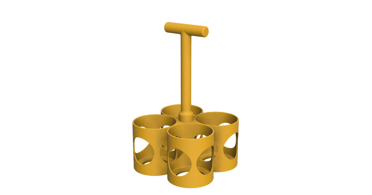 Milk bottles carrier by martin | Download free STL model | Printables.com
