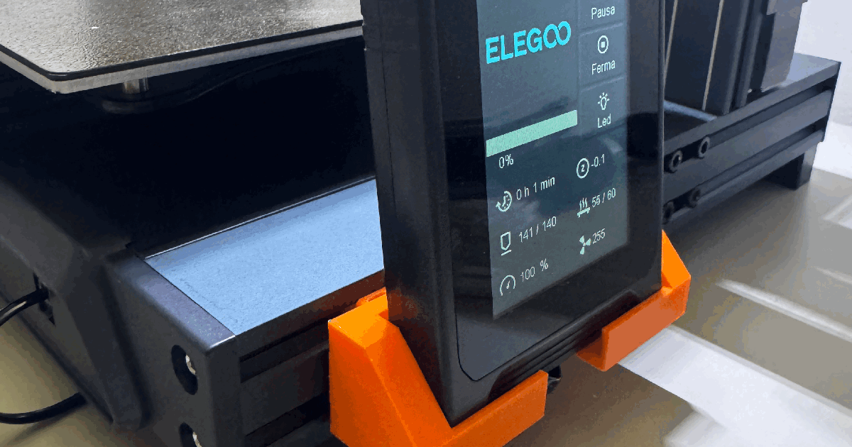 Panel stand for the lcd panel ELEGOO Neptune 3, 4, Pro and Max series ...