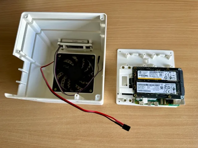 Raspberry Pi 5 NVMe NAS by marigu | Download free STL model ...