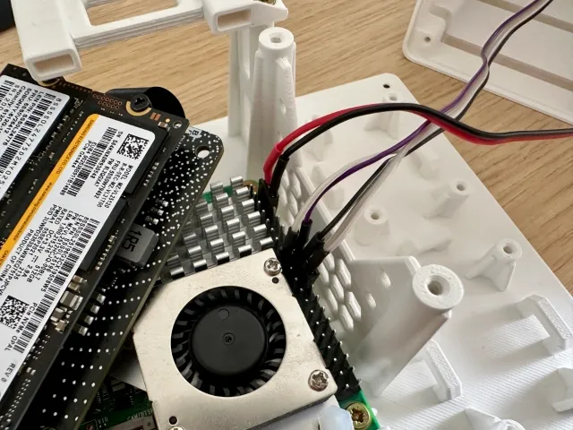 Raspberry Pi 5 NVMe NAS by marigu | Download free STL model ...