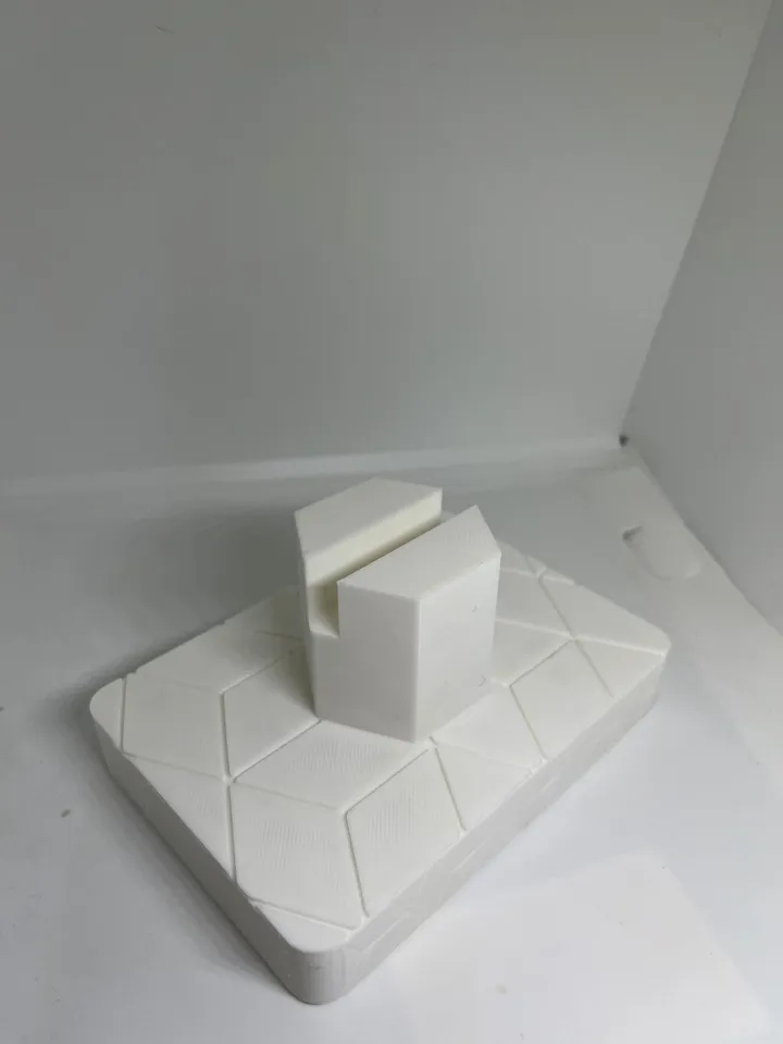 Glasses Holder with Cubic Patterns by Marcos | Download free STL model ...