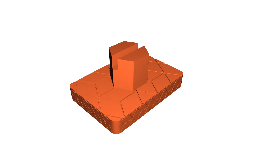 Glasses Holder with Cubic Patterns by Marcos | Download free STL model ...