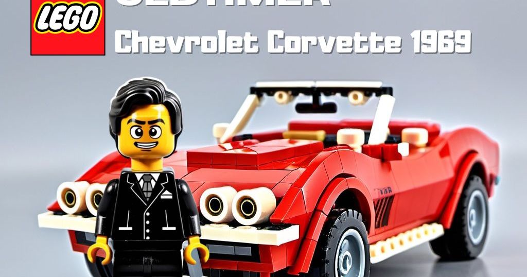LEGO chevrolet corvette 1969 by Mgr. Pavel Krist | Download free STL ...