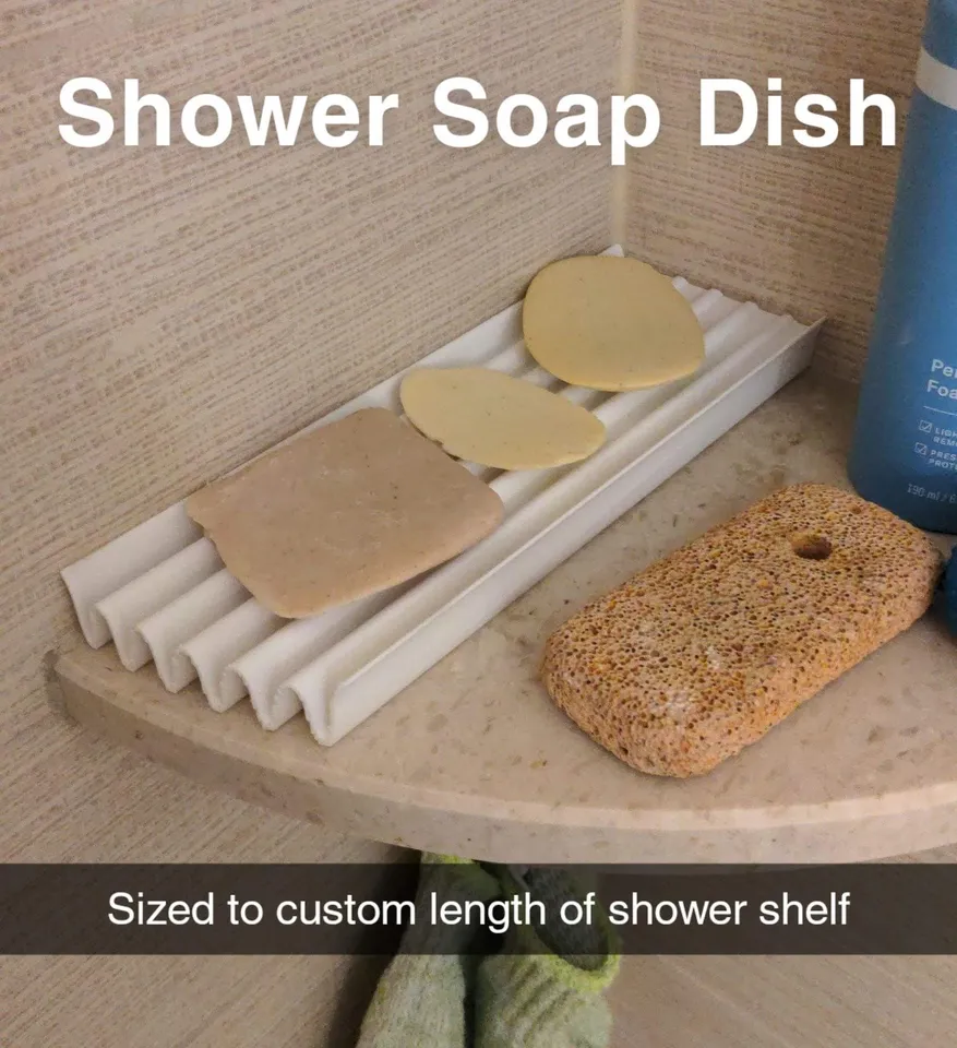 Shower Soap Dish by Andre | Download free STL model | Printables.com