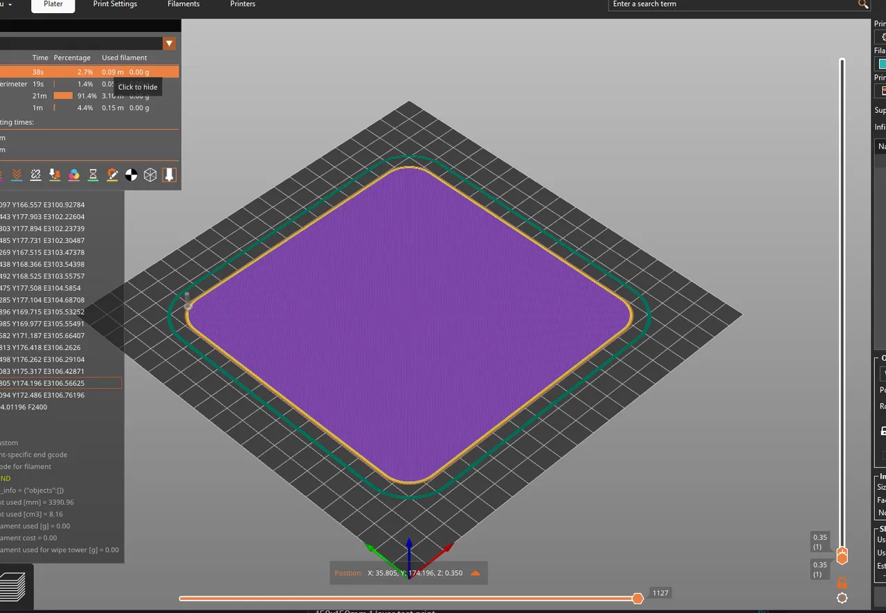 150x150mm 1 layer test print by BuilderLab3DP | Download free STL model ...