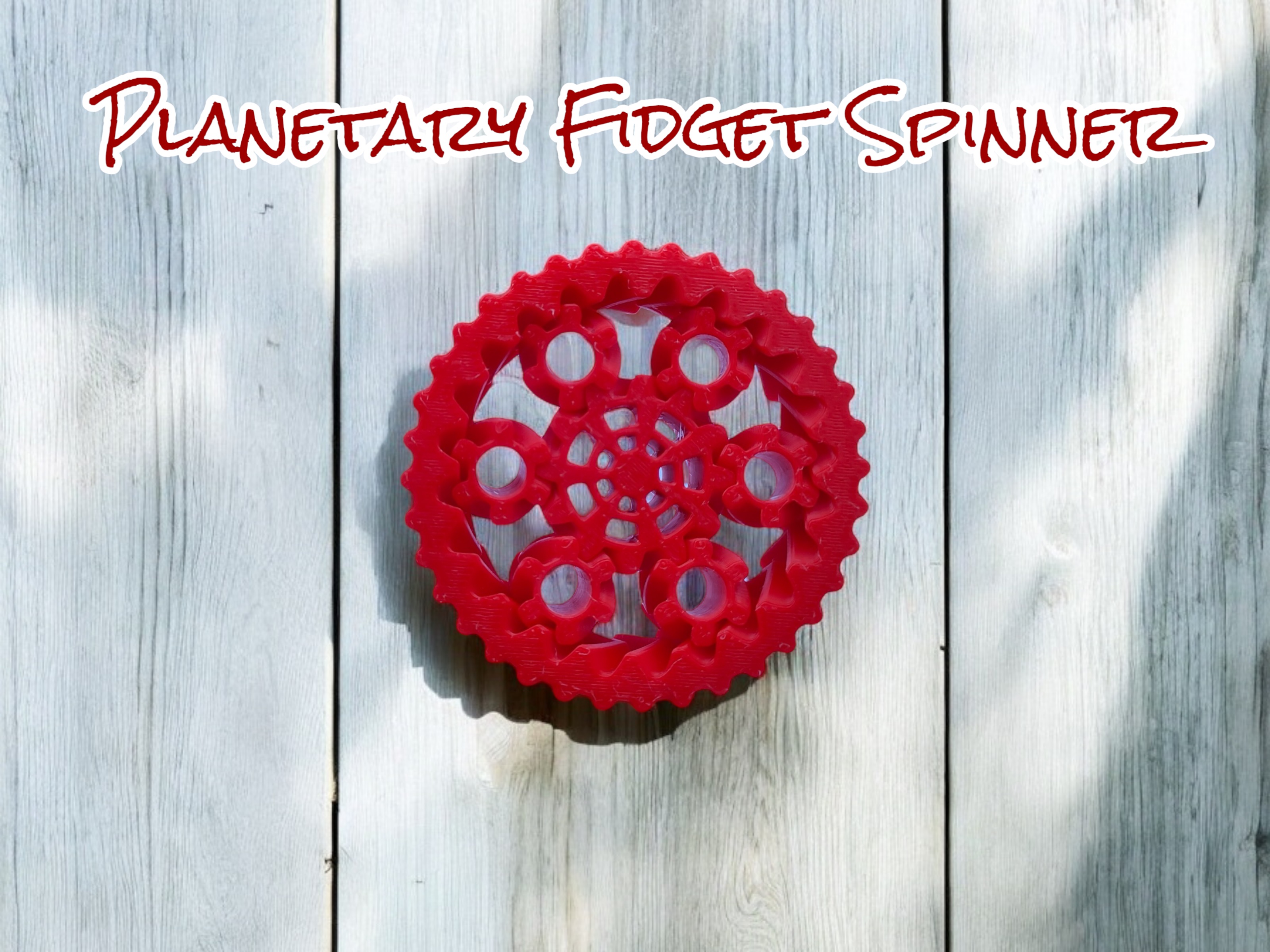 Planetary Fidget Spinner! Print In Place!!! por TomczukCustoms ...