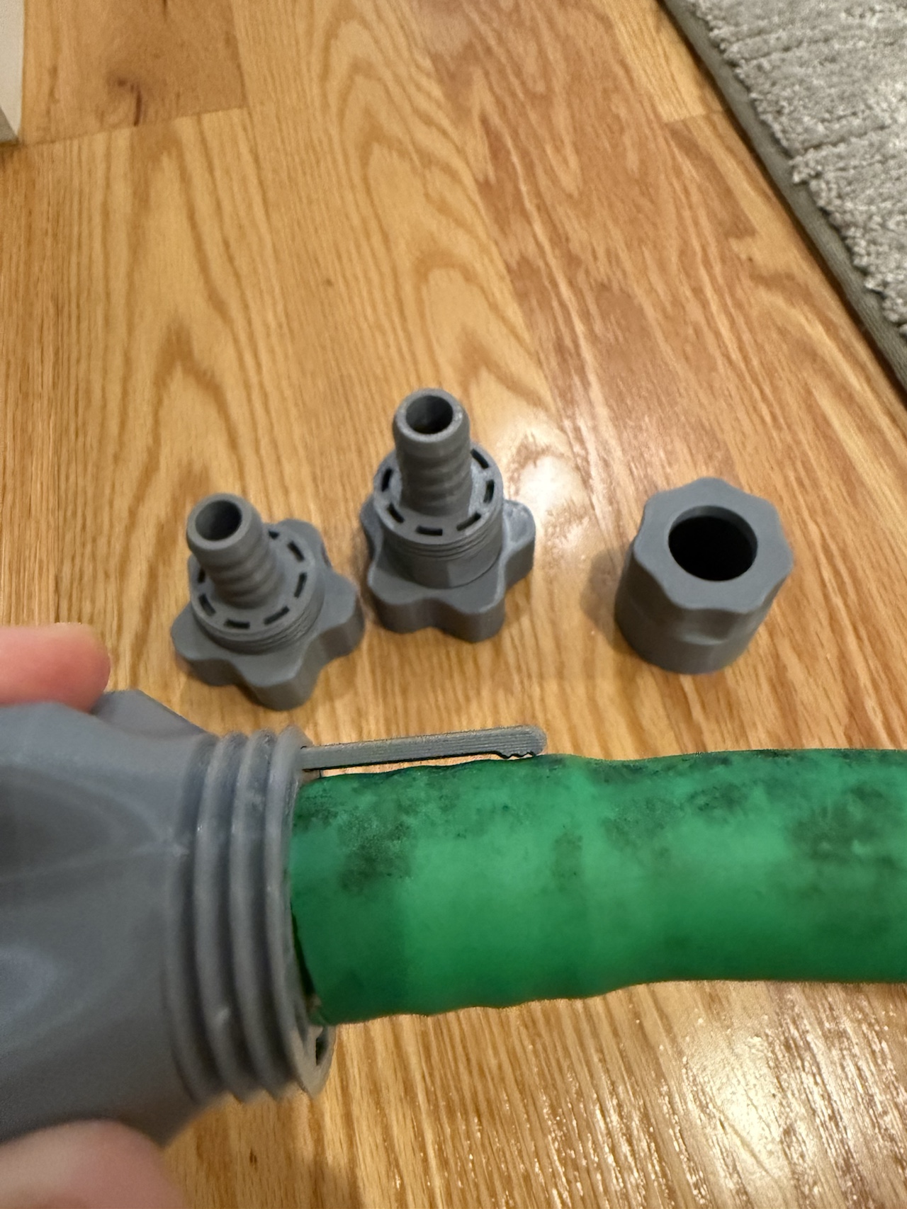 Garden Hose Healer: Female fittings (Fixed and Spinning) by Adam L ...
