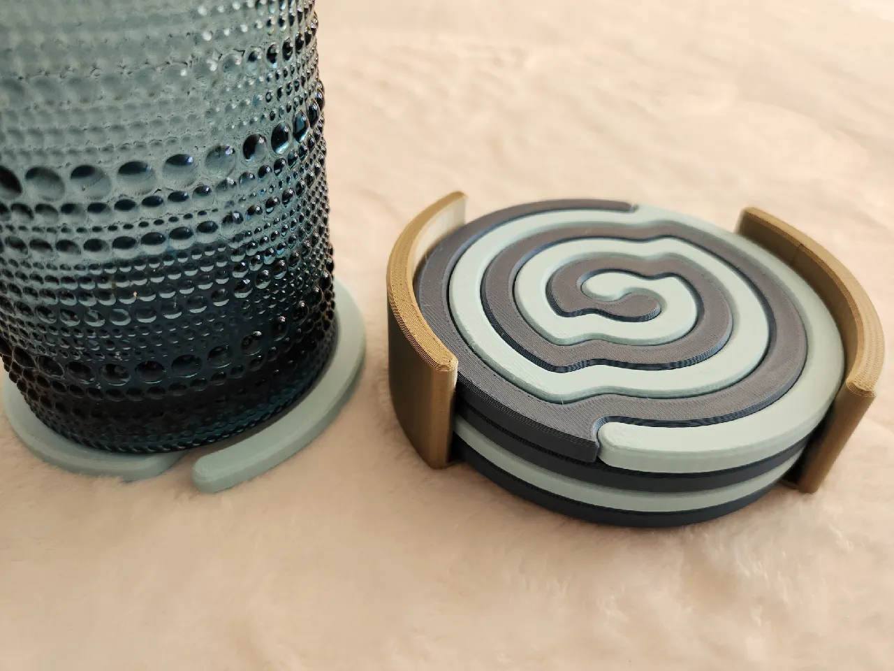 Intertwining Drink Coaster by squinn | Download free STL model ...