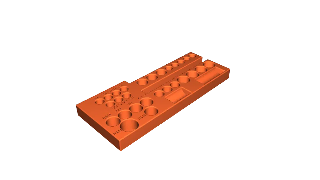 Assorted Hex & Torx Bits Organizer by bs85 | Download free STL model ...