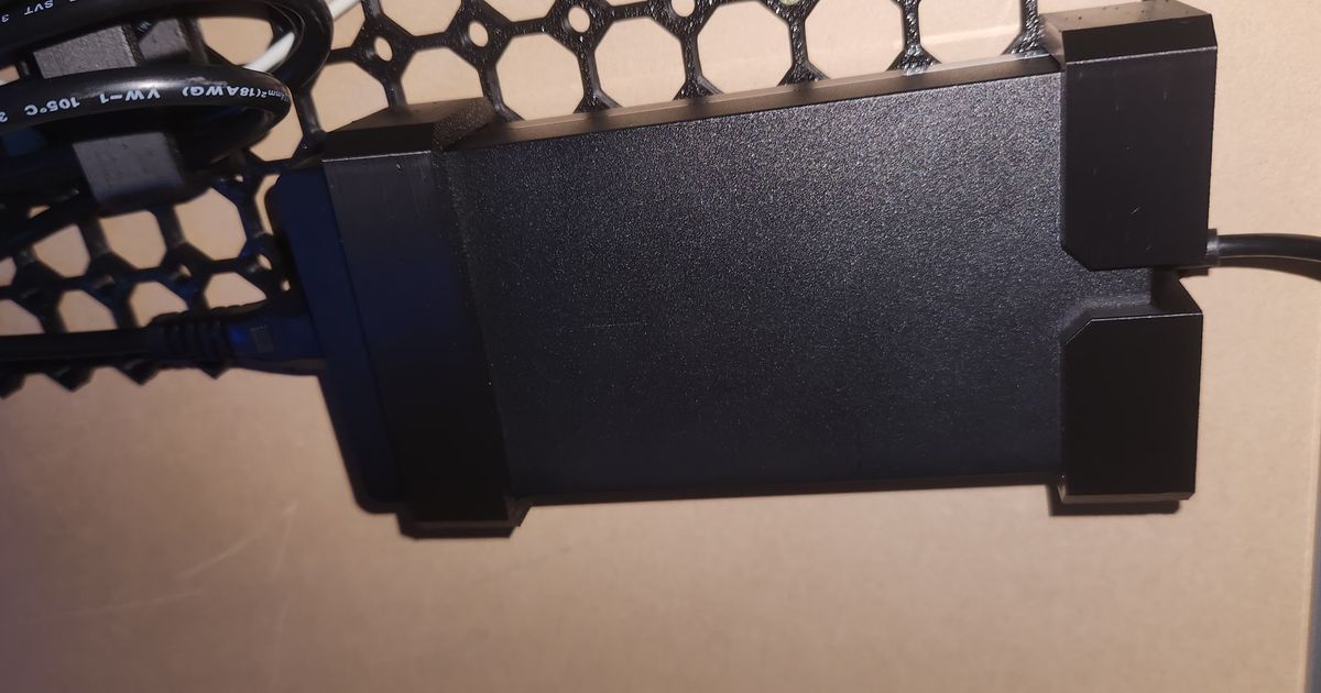 Acer KV275k P3 monitor power brick multiboard bracket by Edward Ash ...