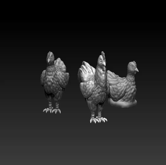 Chickens by SourPoultry | Download free STL model | Printables.com