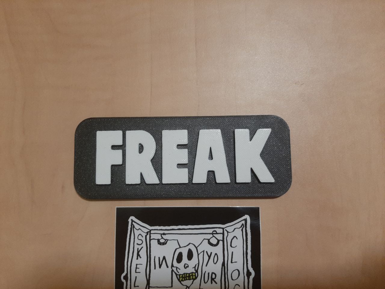 FREAK THE WORLD logo by Danchislav | Download free STL model ...
