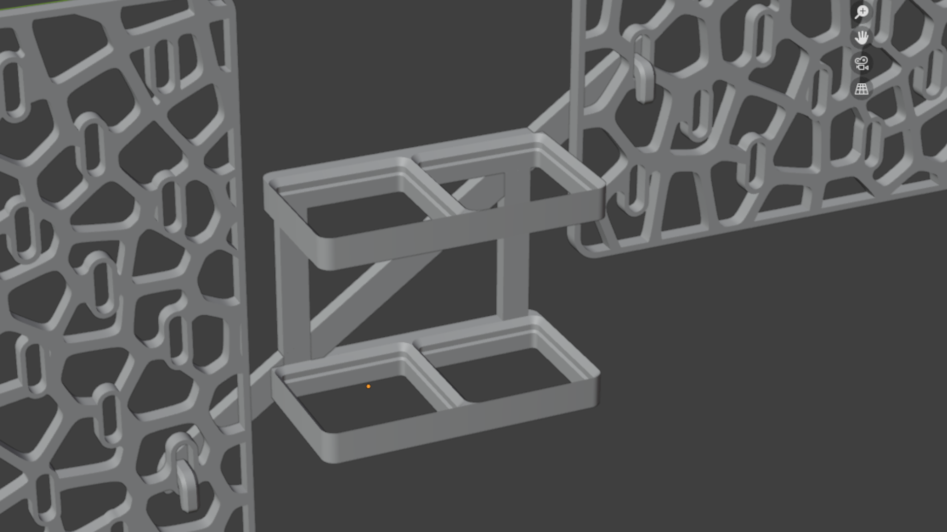 Flying Gridfinity Module for Skadis like walls. by Manu Montaraz ...