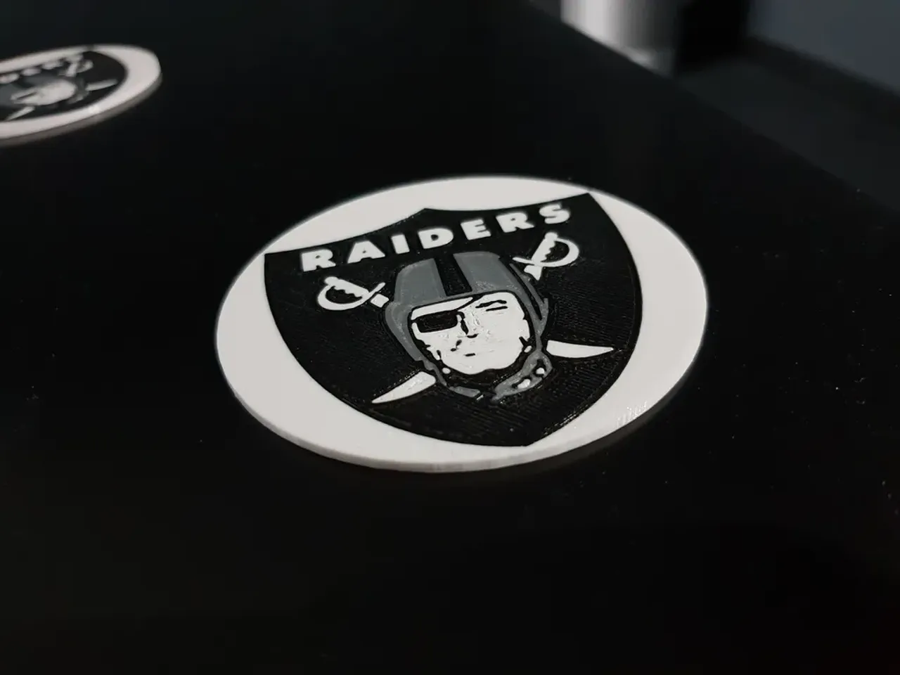 Raiders coaster (multimaterial) by Petri | Download free STL model ...
