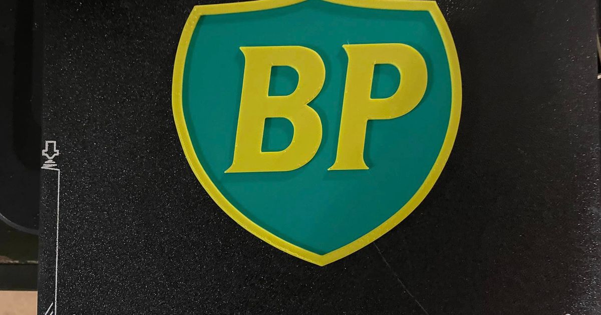 BP logo by Pat Sarault | Download free STL model | Printables.com