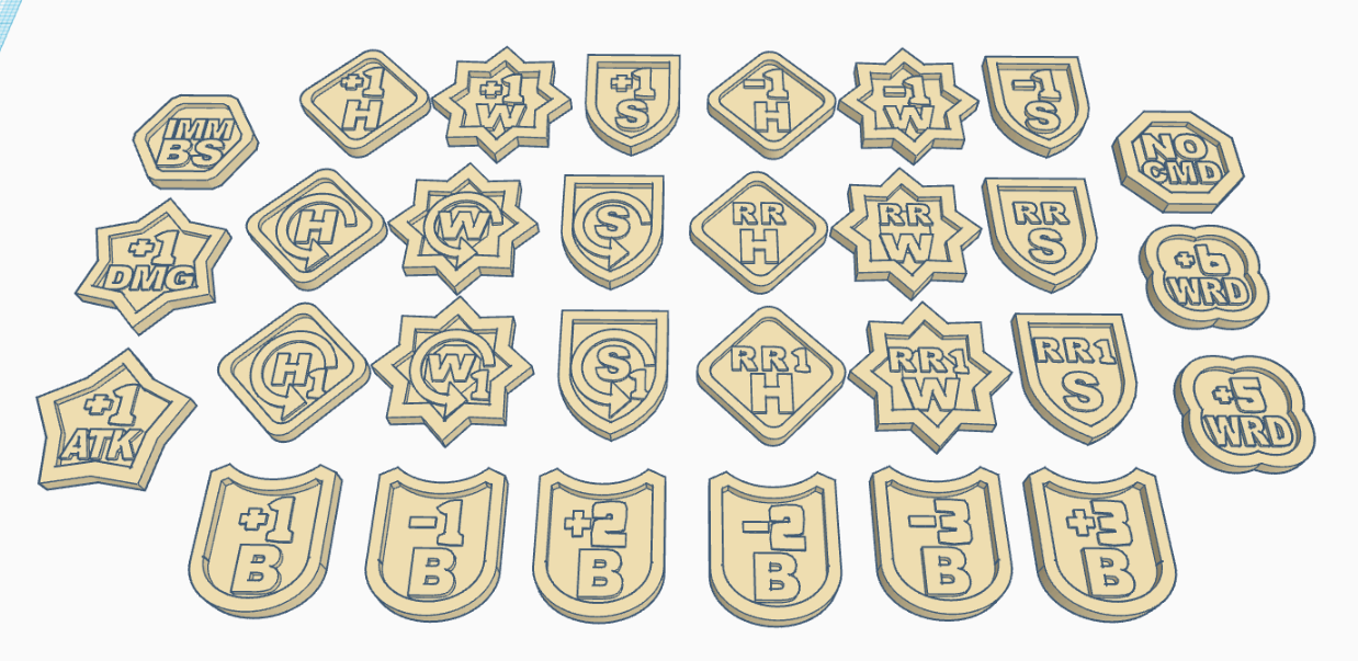 Gaming Tokens - Age of Sigmar by Sablebadger 3D | Download free STL ...