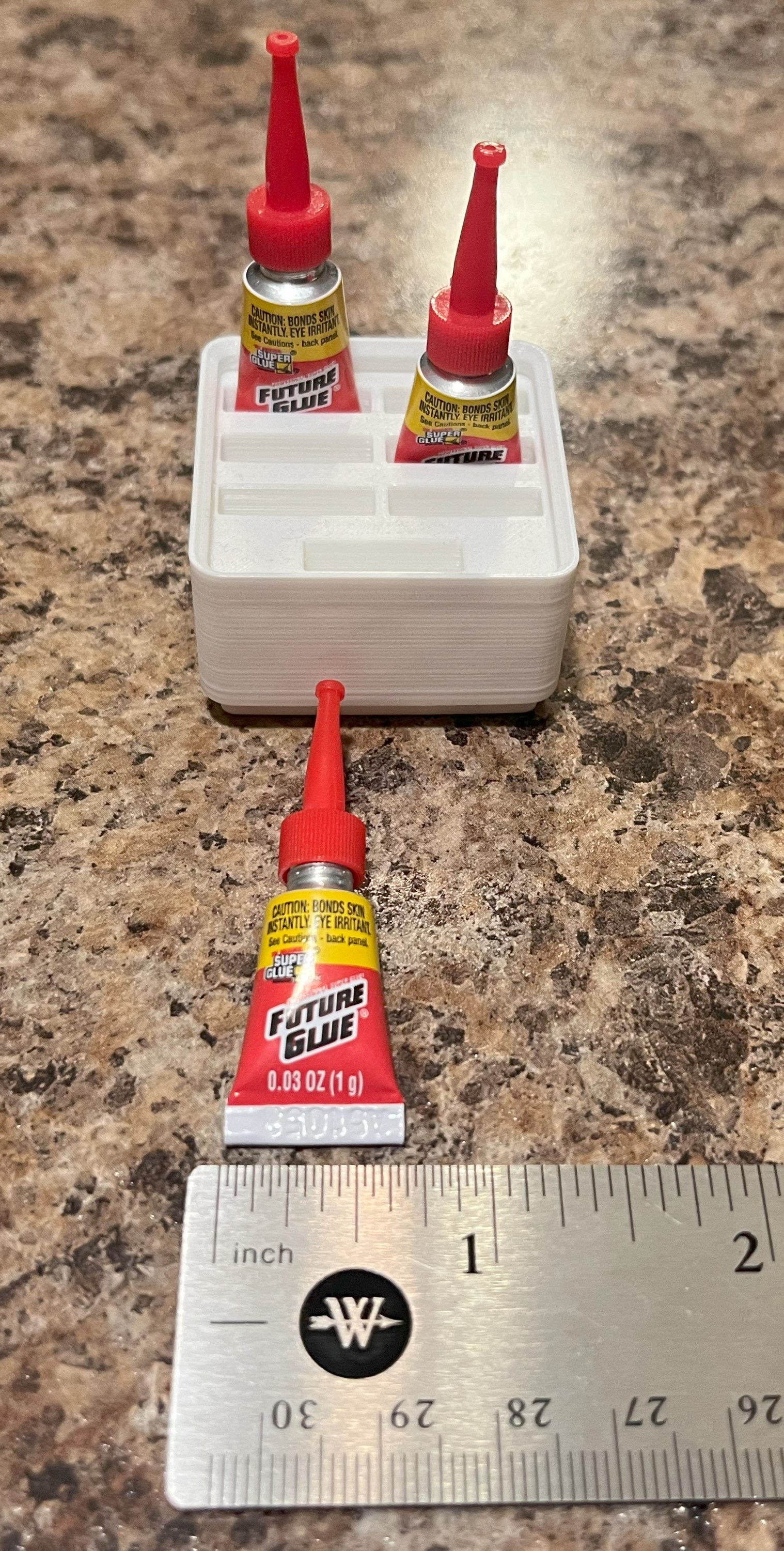 Gridfinity 1x1x3 Mini-Superglue Storage by SageGrouse | Download free ...