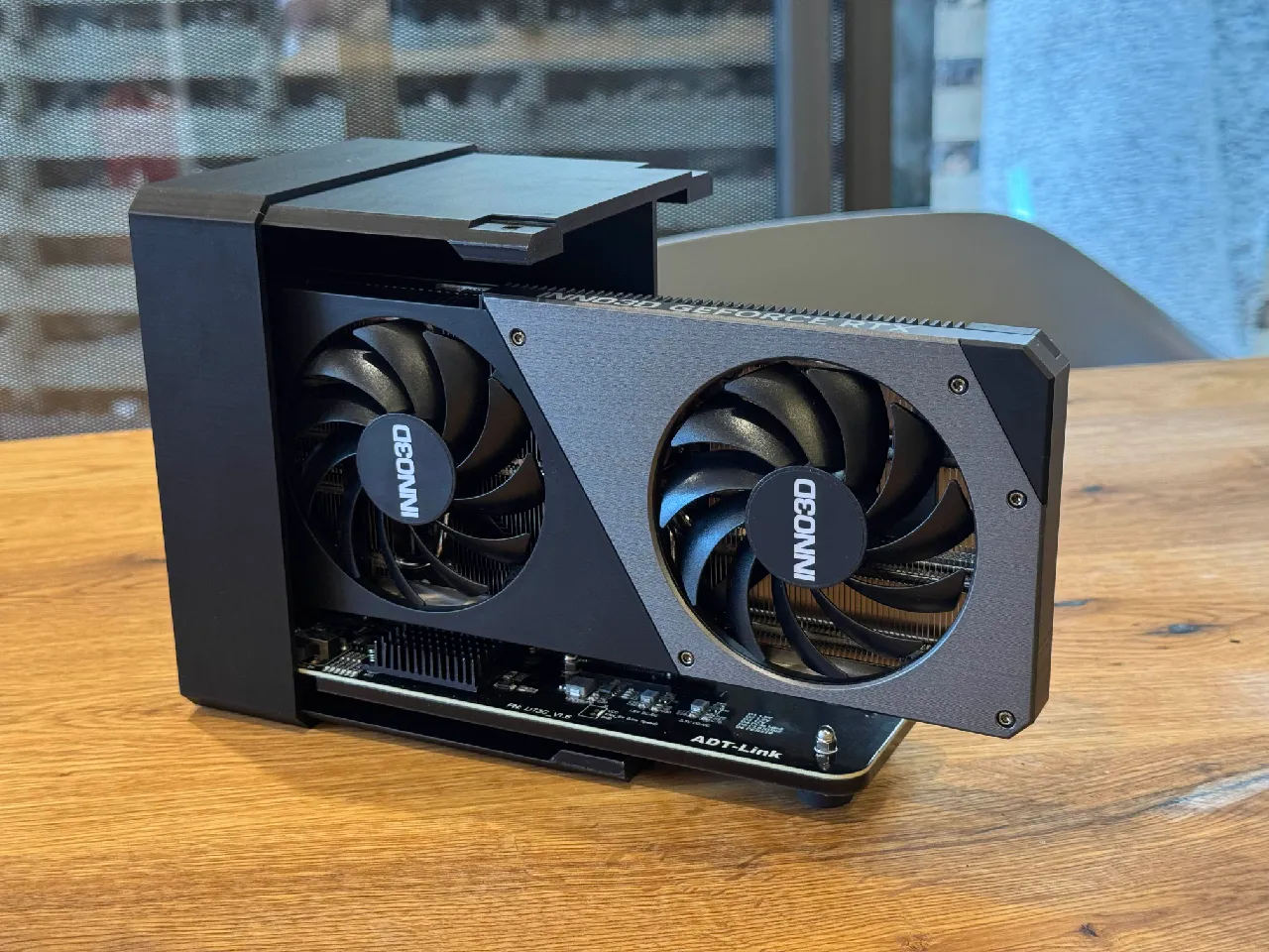 ADT UT3G EGPU Enclosure - 250mm GPU + 120mm Slim Front Fan Support by ...