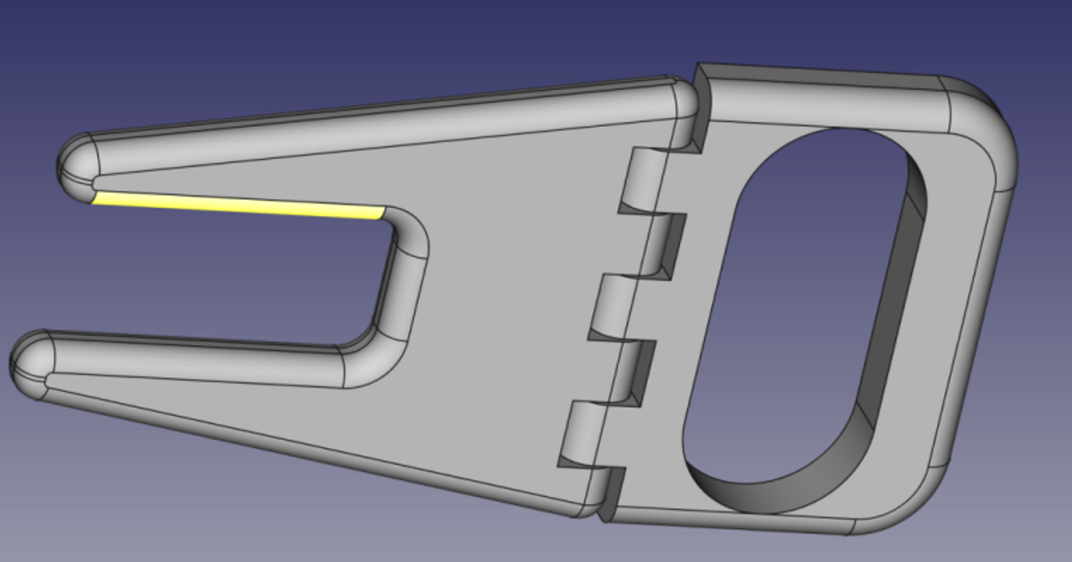 Balcony door handle cat lock by GZT project | Download free STL model ...