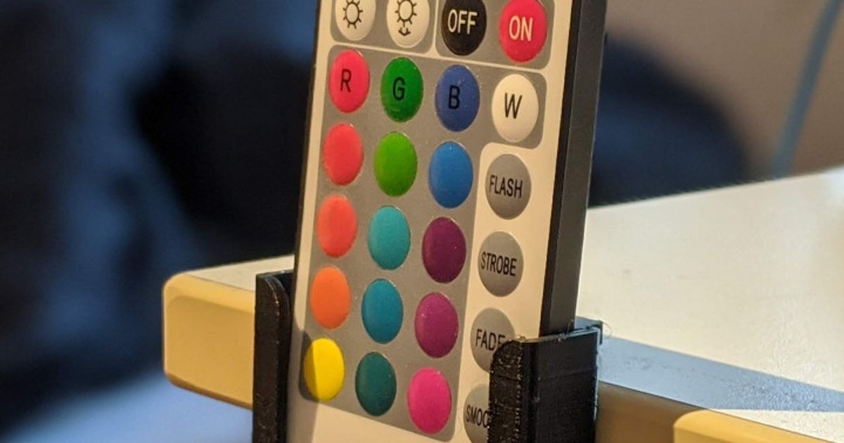 Remote Control Holder by Max Siebenschläfer | Download free STL model ...