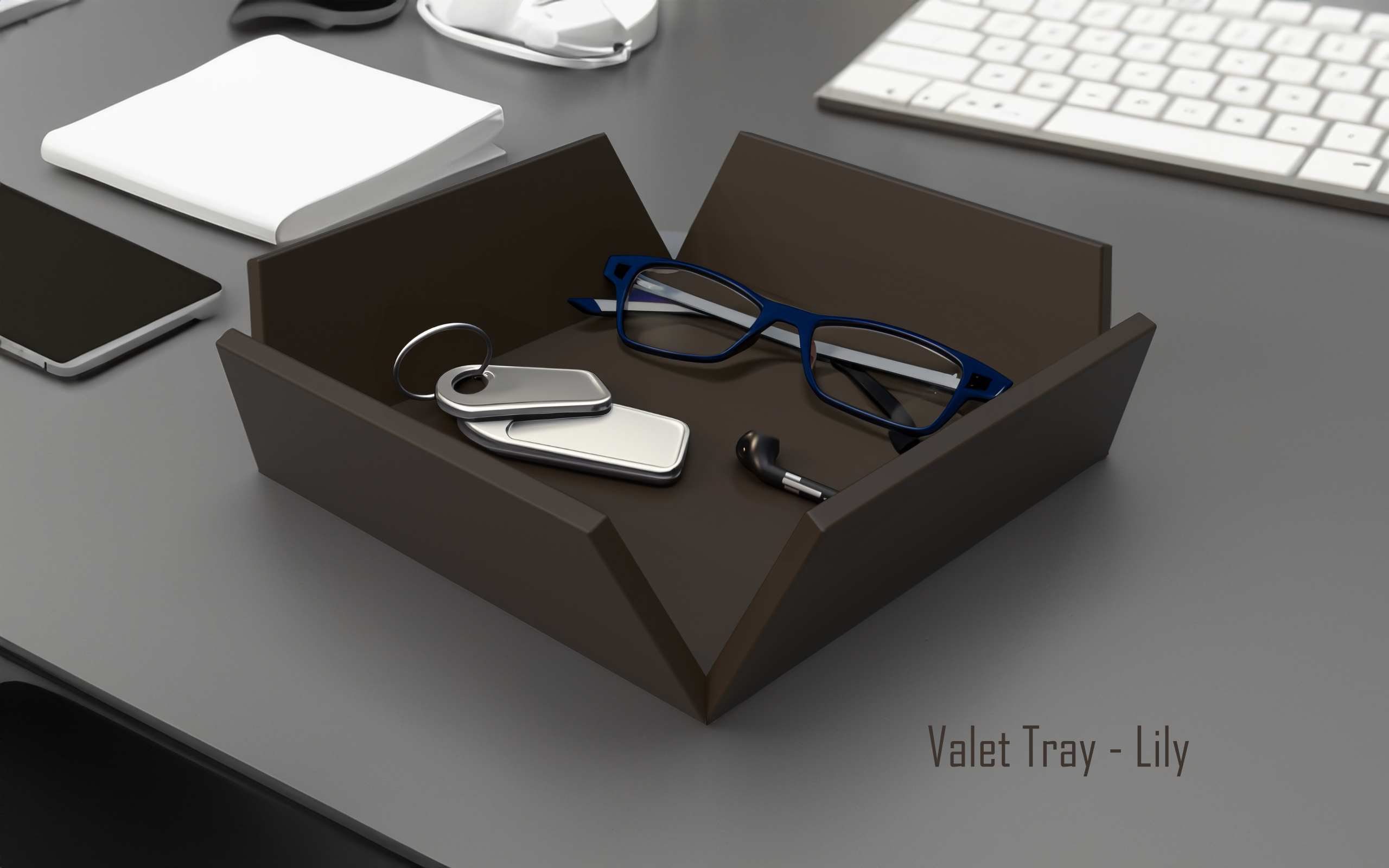 Valet tray Home / Office decor - organizer by Info Sakkez | Download ...