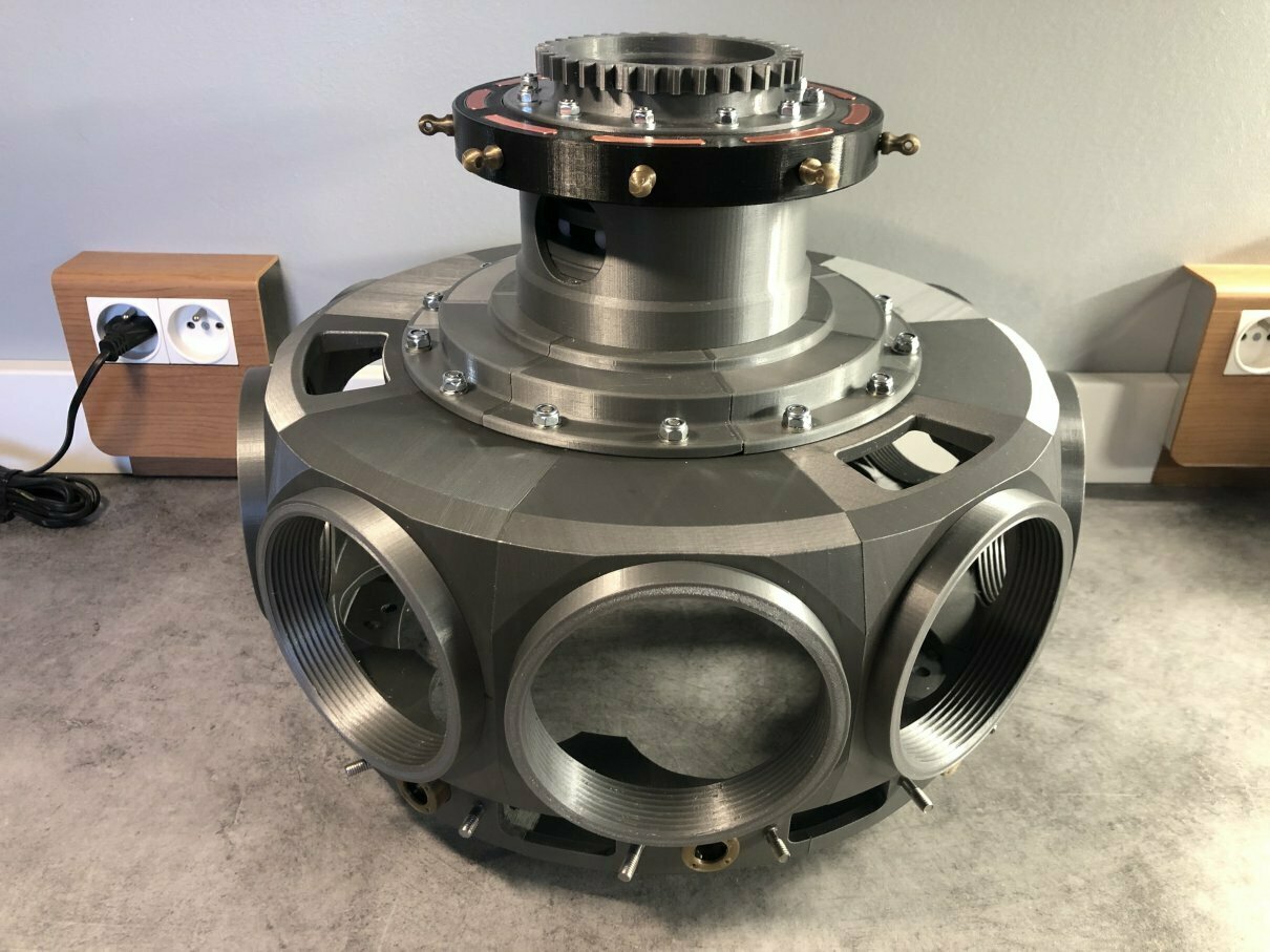 Le Rhône 9C engine scale 1 by dancan13f | Printables Store