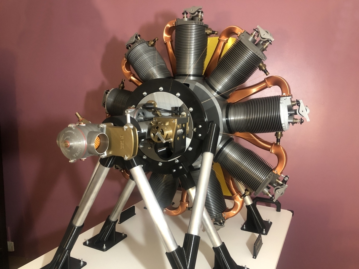 Le Rhône 9C engine scale 1 by dancan13f | Printables Store