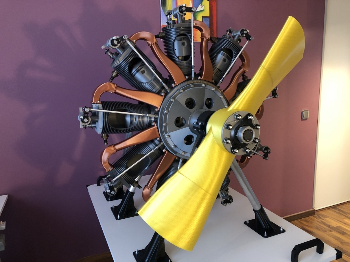 Le Rhône 9C engine scale 1 by dancan13f | Printables Store