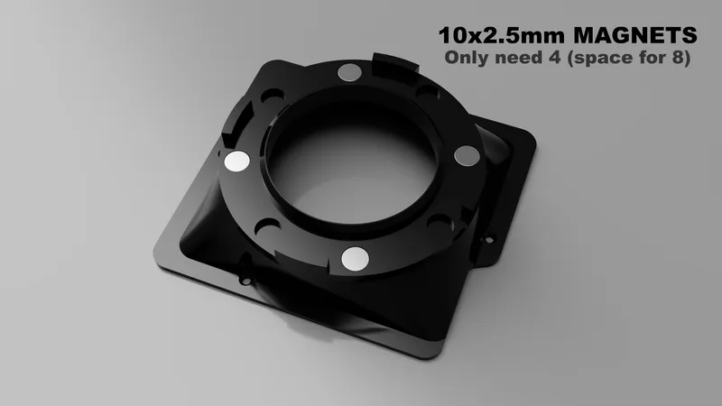 Magnetic Vent Hose Attachment X1C/P1S por Venna Design | Descargar ...