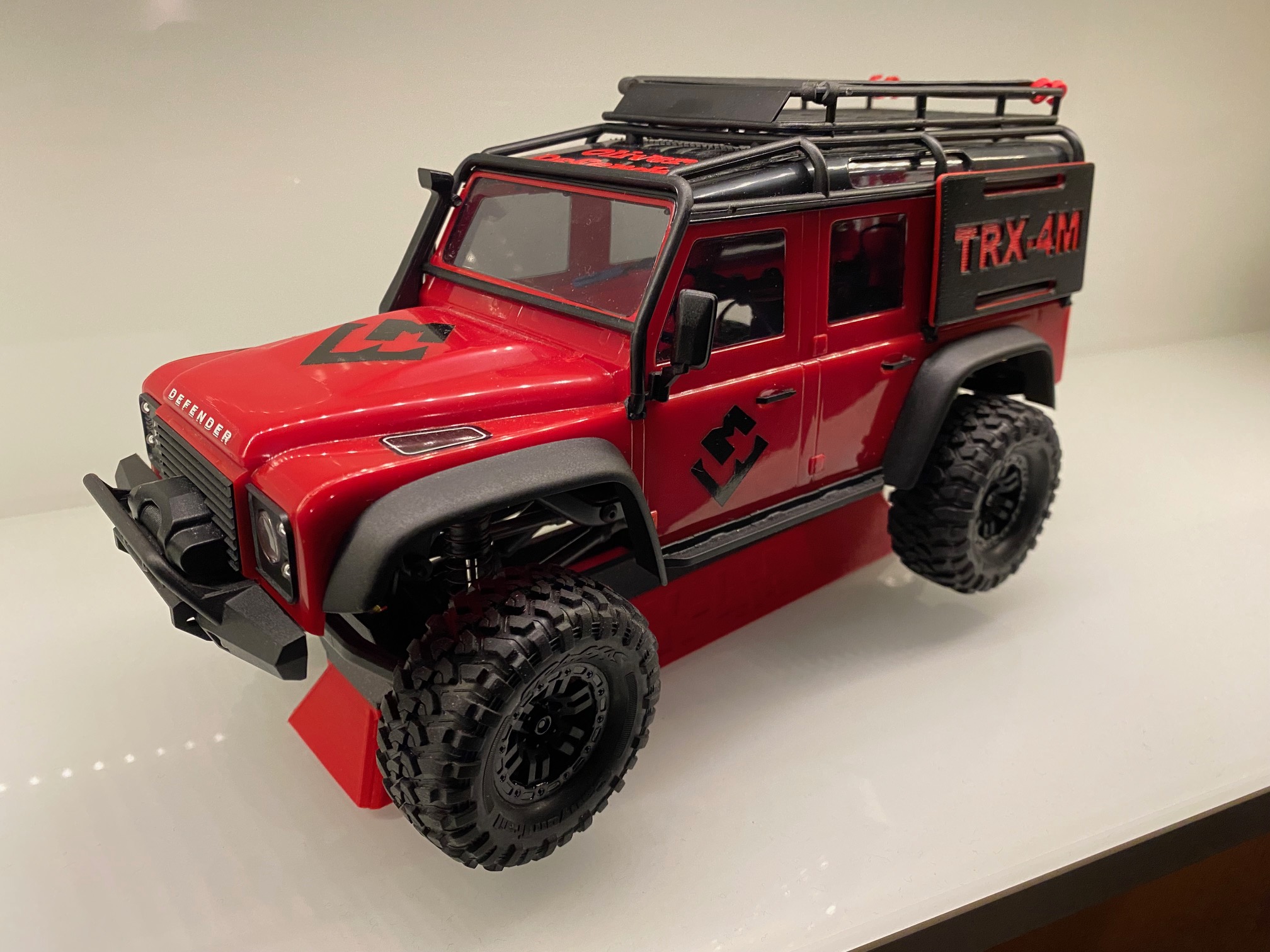 UPGRADE SET for Traxxas TRX-4M incl. trailer body & cage, stands ...