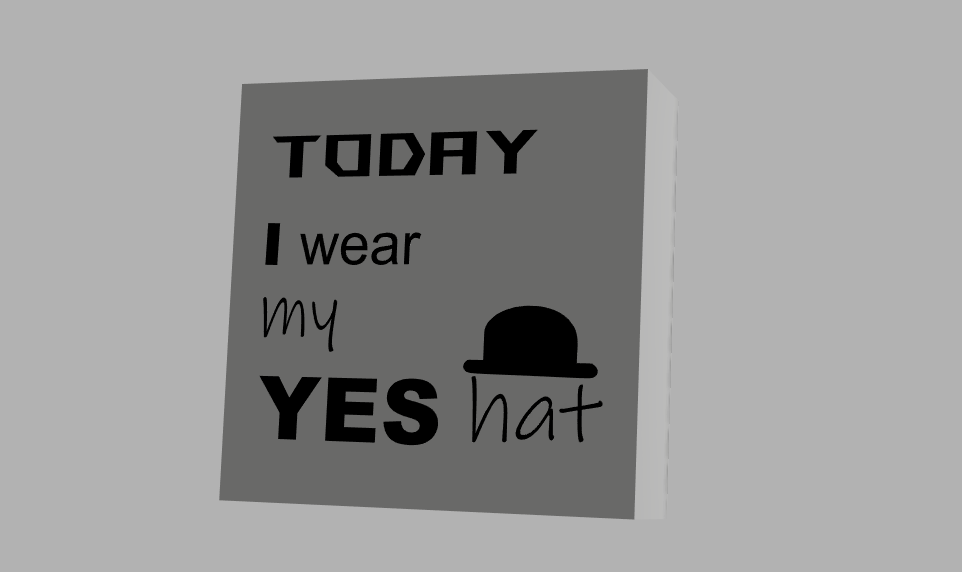 Today i wear my yes hat (MMU/AMS) by Dengamleninja | Download free STL ...