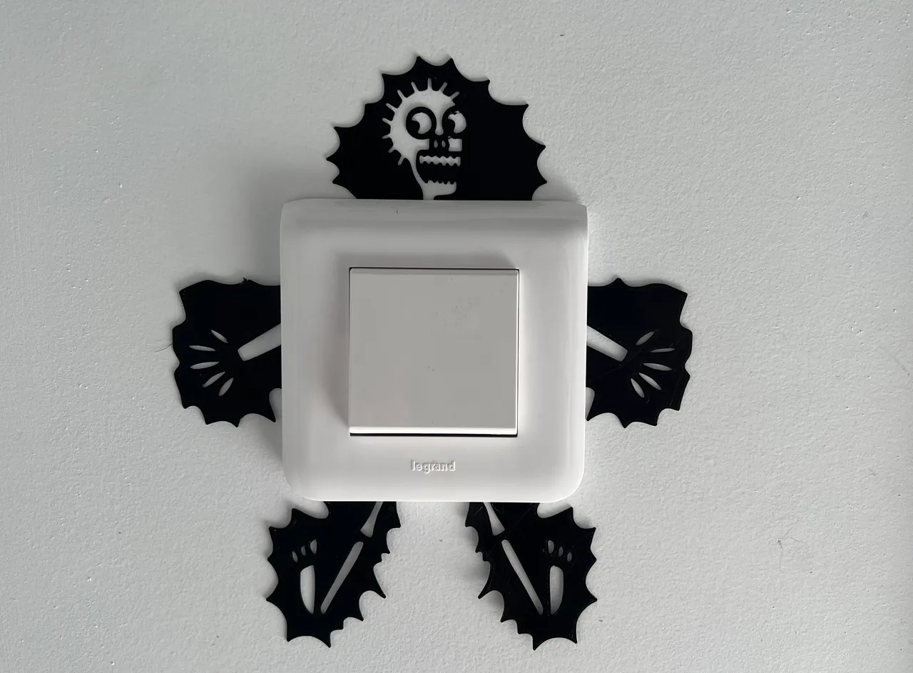 Wall Light Switch Decoration #1 by Ninomalbinho | Download free STL ...