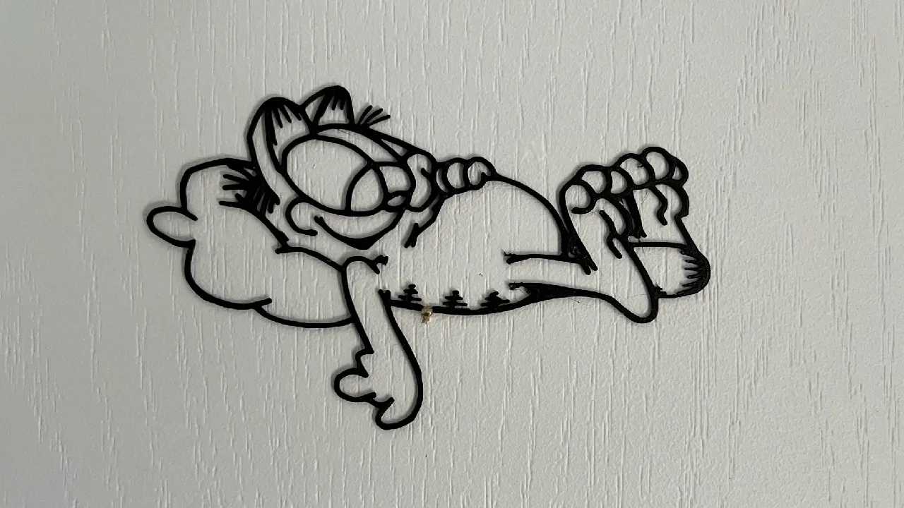 Garfield Wall Art #4 by Ninomalbinho | Download free STL model ...