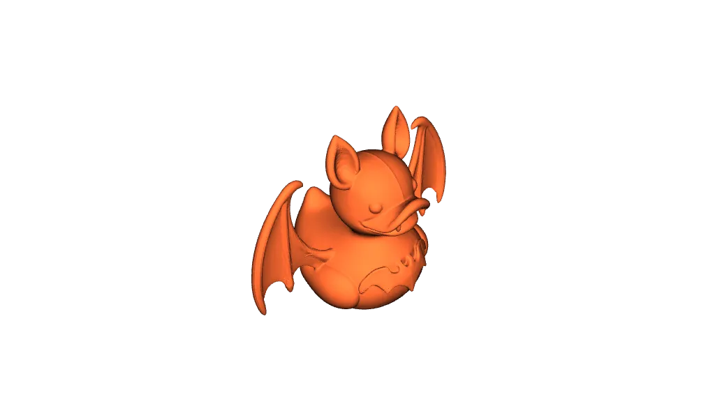 Halloween Bat Duck by Atro | Download free STL model | Printables.com