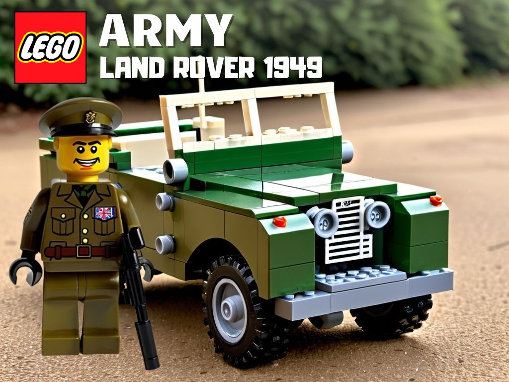Lego Army Land Rover 1949 by Mgr. Pavel Krist | Download free STL model ...