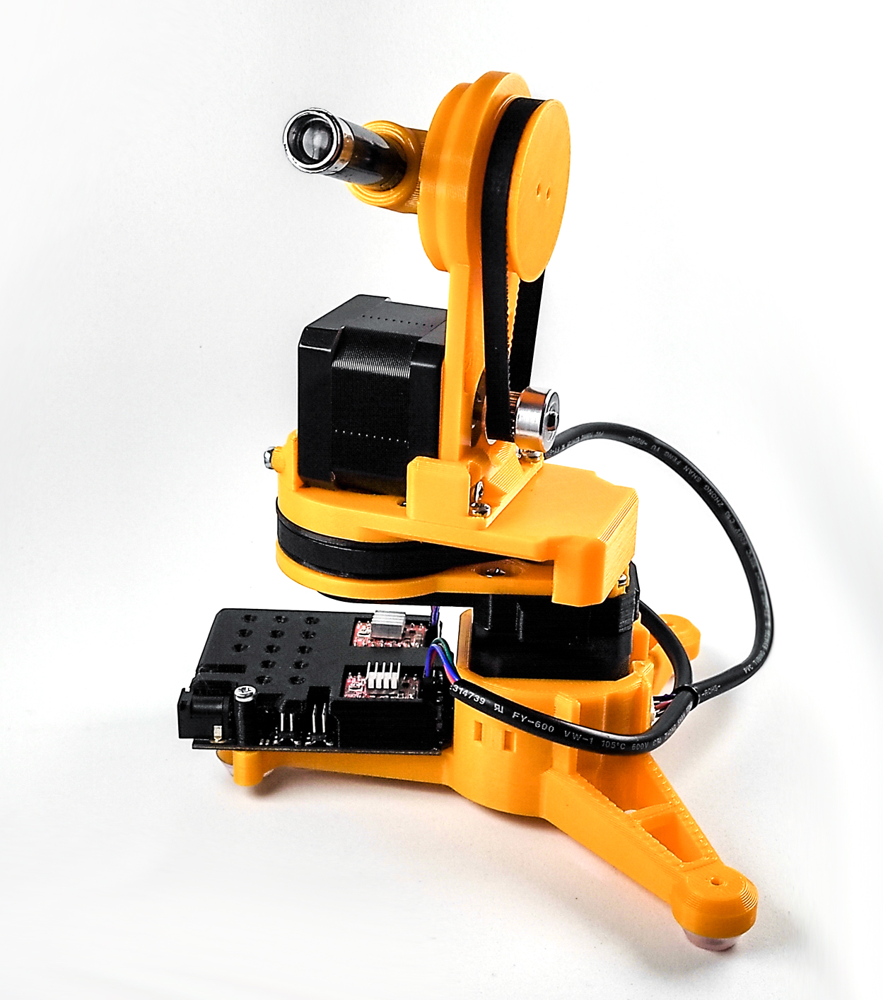 Laser pointer robot (Remotelly controlled + Arduino + Python control APP + EXTRAS) od autora ...