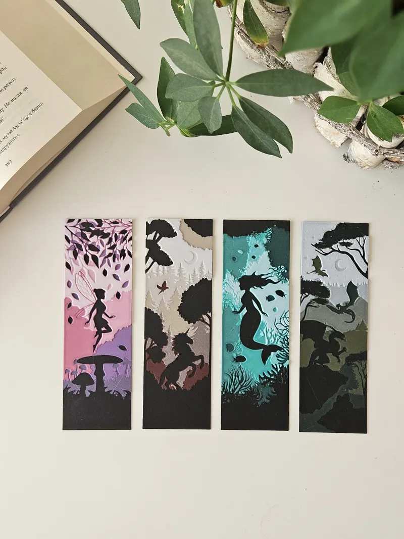 Dragon & Unicorn - Fantasy Bookmarks Set Part 2 by C3D | Download free ...