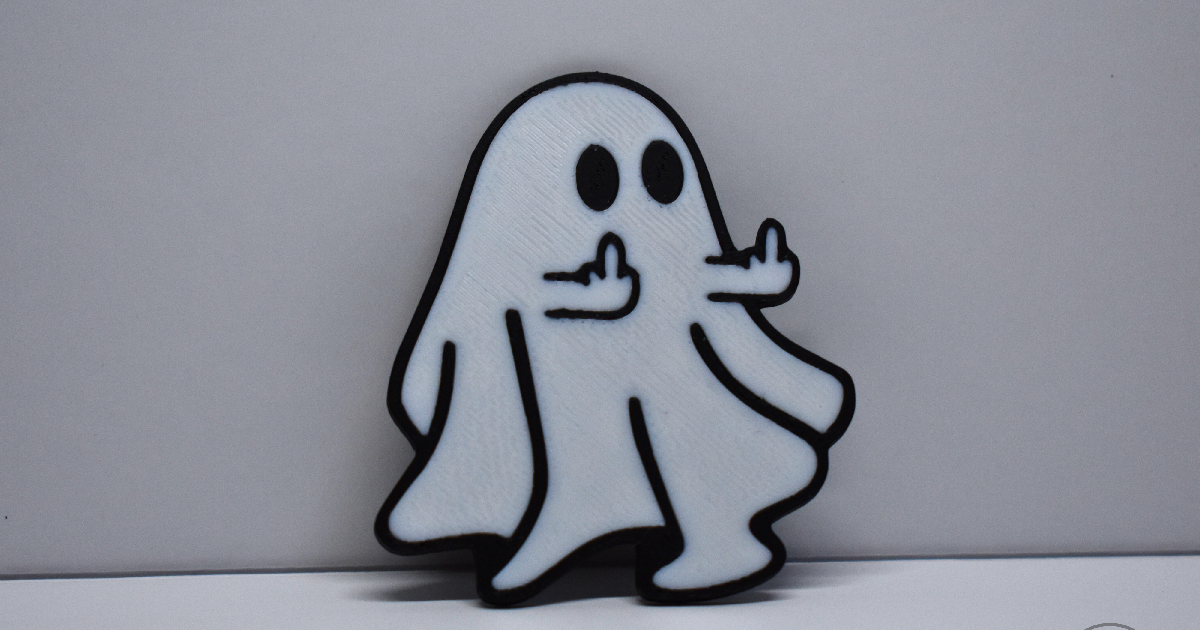 Middle Finger Ghost por Atro | Descargar modelo STL gratuito ...