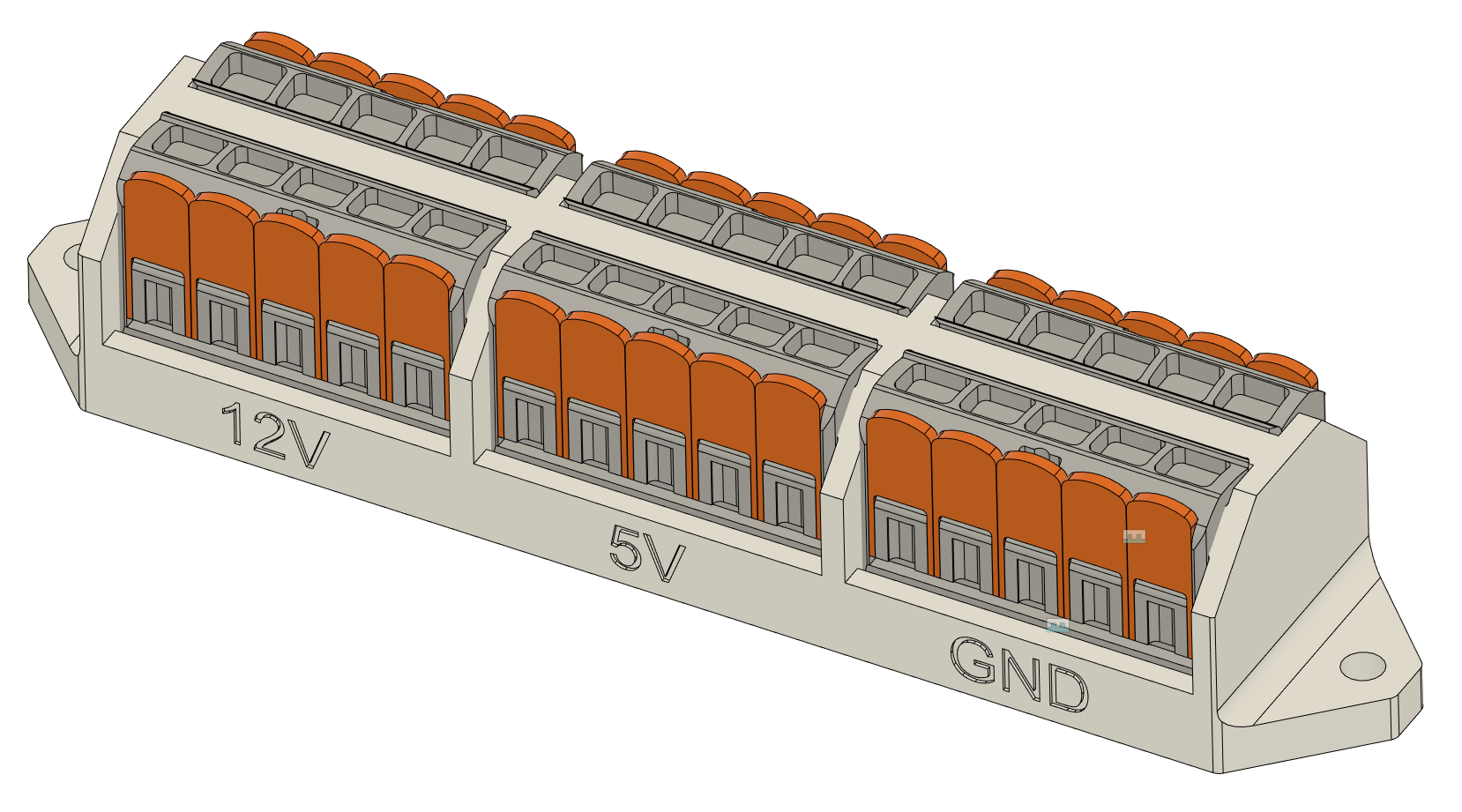 WAGO terminal mount 221-415 by Qincon | Download free STL model ...