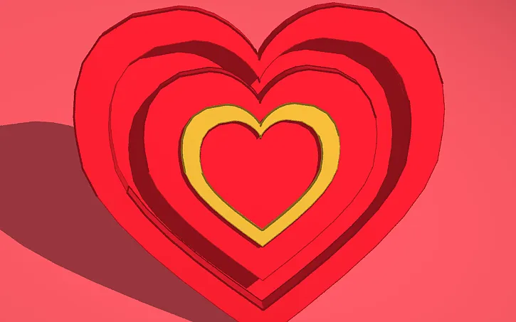 multi color hart by Byte_shark | Download free STL model | Printables.com