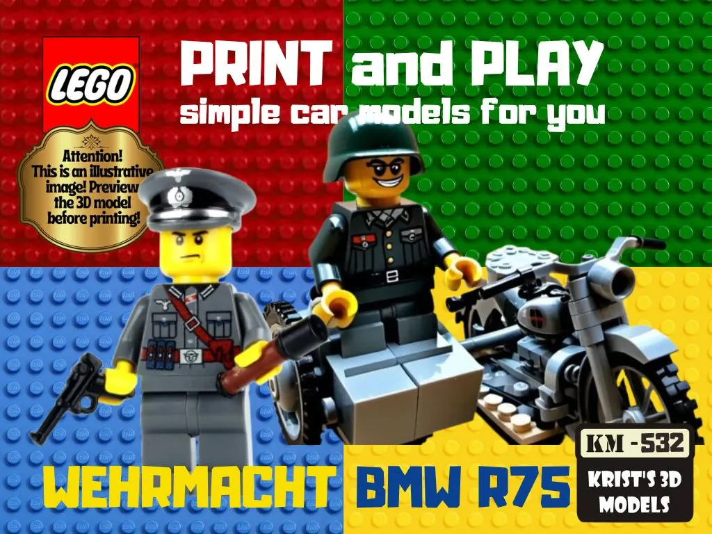Lego Army BEF Motorcycle with sidecar by Mgr. Pavel Krist | Download ...