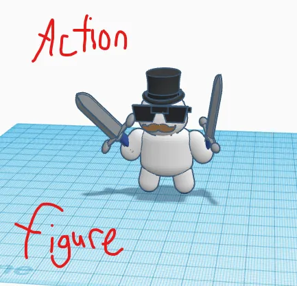 Action Figure by sharkray11 | Download free STL model | Printables.com