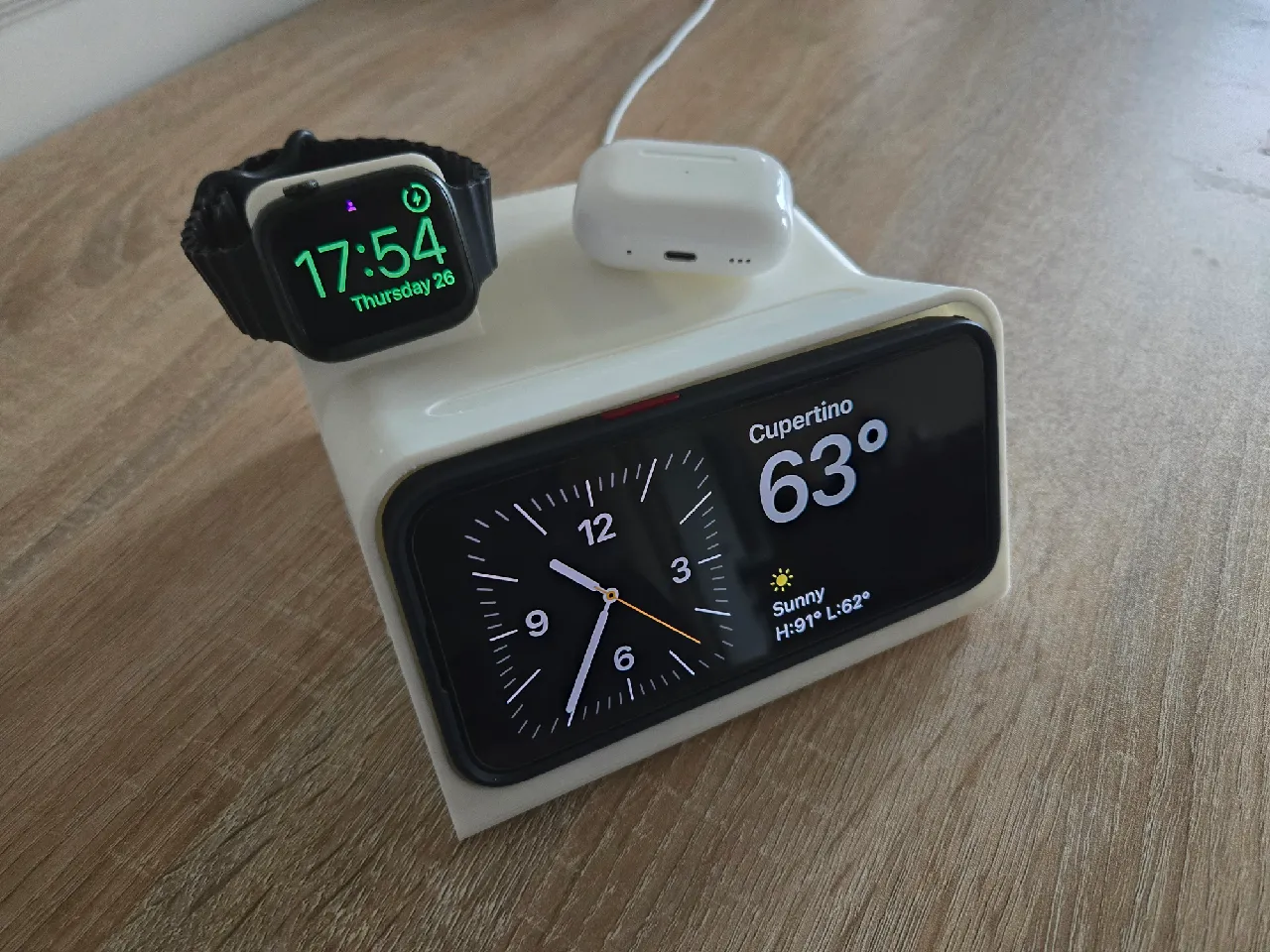 Case-Friendly iPhone Standby Dock with Watch Charger! by The ...
