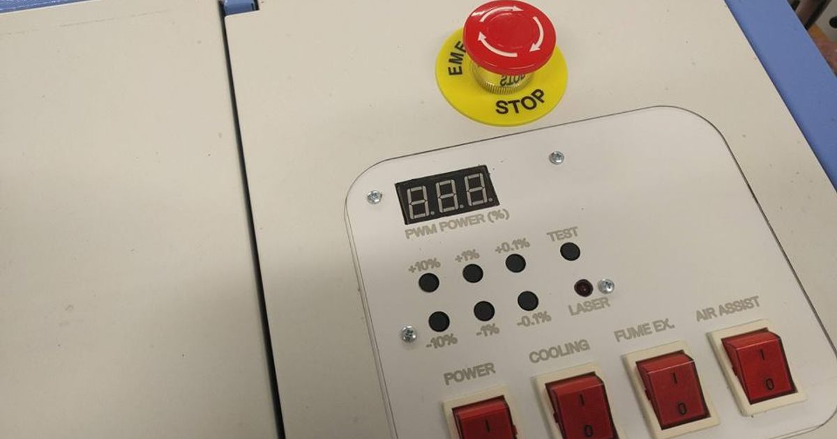 K40 laser panel by Zoid | Download free STL model | Printables.com