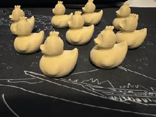 Tiny rubber ducks (Mohawk by Justin Vangaal | Download free STL model | Printables.com