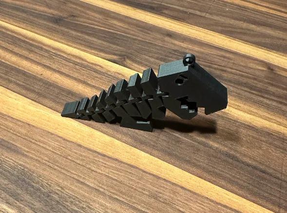 Flexi Rex Keychain by Justin Vangaal | Download free STL model ...