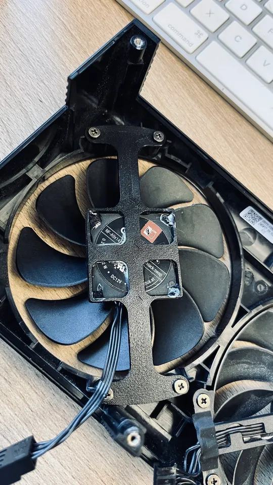 Fan Bracket for ProArt Noctua Fan Swap by Pavel Adamov | Download free ...